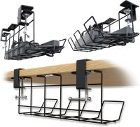 China Flexible Desk Cable Organizer Streamline Your Workspace with Under Table Management for sale