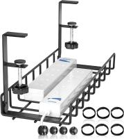China Desk Wire Organizer No Drill Cable Tray for Cable Management Lead Time 10-30 Days for sale