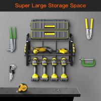 China Effortlessly Organize and Access Power Tools with Floating Tool Shelves and Pegboard for sale