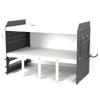 China Cordless Tool Holder Metal Carbon Steel Heavy Duty Garage Storage Wall Organizer Rack for sale