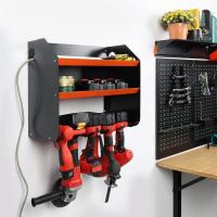 China Wall Mounted Pegboard Power Tool Organizer for Garage Storage and Organization for sale