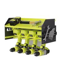 China 2 Layer Pegboard Power Tool Organizer for Garage Workshop Wall Mount Carbon Steel Material for sale