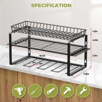 China Wall Mount 3 Layers Tool Organizer Storage with Basket Rust and Corrosion Resistant for sale