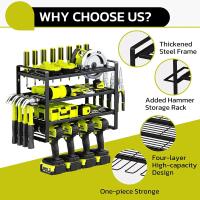 China Organize Your Tools with 5-layer Pegboard Power Tool Organizer and Screwdriver Holder for sale