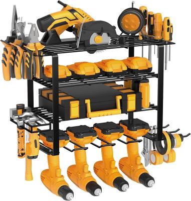 China Metal Stamping Parts Pegboard Power Tool Organizer for Garage Storage and Organization for sale
