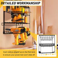 China Metal Stamping Parts Pegboard Power Tool Organizer for Garage Storage and Organization for sale