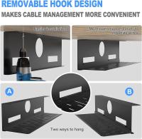 China ISO9001 Rohs CE METAL Cable Management for Adjustable Cables Slot Holder in Steel Rack for sale