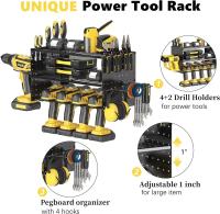 China Organize Your Workshop with Heavy Duty Pegboard Power Tool Rack and Utility Tool Hooks for sale