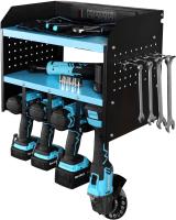 China Cordless Drill Tool Holder Wall Mounted Pegboard Storage Rack for Workshop Garage for sale
