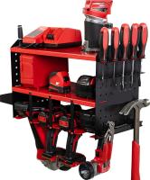 China Pegboard Cordless Drill Battery Charging Station Utility Shelf Power Tool Organizer with Magnet Bar Storage Bin for sale