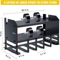 China Power Tool Organizer Wall Mount Durable 3 Layer Tool Storage for 5 Slots Cordless Power Drills for sale