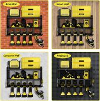 China 3 Tiers Power Tool Storage Rack Wall Mount Utility Shelf Organizer for Cordless Drill for sale