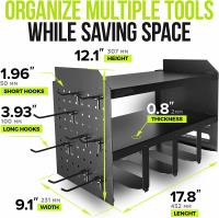 China Electric Drill Metal Power Tool Storage Rack with Shelf Steel Q235B 1mm Thickness for sale