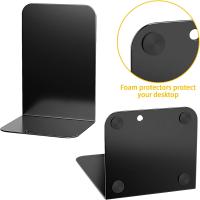 China Metal Bookend Supports Modern Minimalist Style Decorative Bookend Heavy Duty Book Stopper for sale