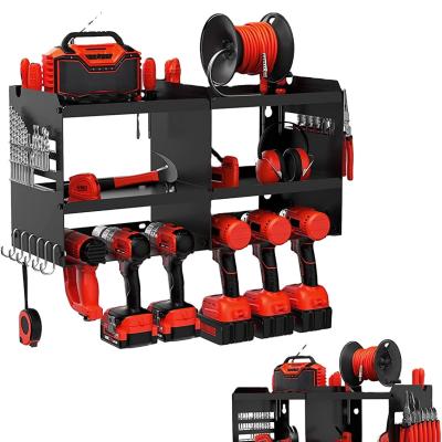 China Optimize Your Garage Storage with this Heavy Duty Metal Cordless Power Tool Organizer for sale