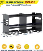 China Optimize Your Garage Storage with this Heavy Duty Metal Cordless Power Tool Organizer for sale