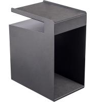 China Black Hidden Solid Top Vertical Metal Hanging Underdesk Drawer Storage Organizer for Standing Desk for sale
