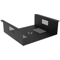 China Cubical/Square Under Desk Organizer Table Laptop Storage Shelf for Office Supplies for sale