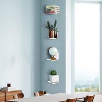 China Wall Mounted Book Organizers for Heavy Duty Book Storage in Bedroom Living Room Office for sale