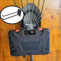 China Convenient Wall Mounted Shovel Organizer for Long Handled Tools and Garden Equipment for sale