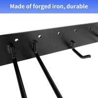 China Customized Logo Acceptable Wall Mount Garage Tool Storage Rack for Hoses and Trimmers for sale
