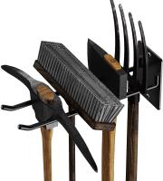 China Sturdy Garden Tool Organizer Rack Heavy-Duty Solid Steel Wall Hanger for Home Storage for sale