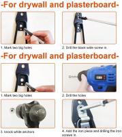 China Wall Mount Heavy Duty Tool Rack for Organizing Power Tools and Bulk Items in Your Garage for sale
