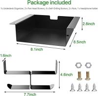 China Hidden Storage Space Saving Adhesive Desk Shelf Hanger Hook Holder for Installation for sale