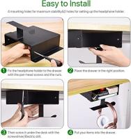 China Low Carbon Steel Under Desk Shelf Storage The Perfect Addition to Your Home Office for sale