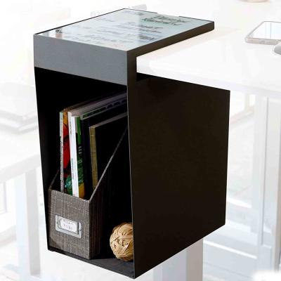 China Rectangle Solid Top Vertical Hanging Drawer Basket Desk Storage Under Cabinet Bookshelf Organizer for sale