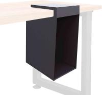China Rectangle Solid Top Vertical Hanging Drawer Basket Desk Storage Under Cabinet Bookshelf Organizer for sale