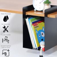 China Vertical Hanging Desk Storage Organizer with Double Tiers and Solid Top made of Steel for sale
