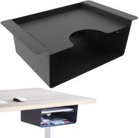 China Workstations Desk Accessories Under Table Storage Welded Metal Shelf in Carbon Steel for sale