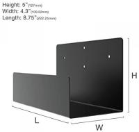 China UCM-654 Under Computer Desk PC Mount Laptop Organizer Rack for sale