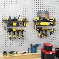 China Power Tool Organizer, Metal Wall-Mounted Drill Holder, Storage Rack for Cordless Drill for sale