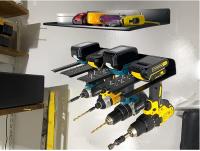 China Keep Your Power Tools and Drill Bits Organized with This Heavy Duty Steel Wall Mount Shelf for sale