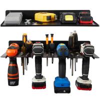 China Power Tools Organizer Cordless Drill Storage Rack Heavy Duty Wall Mounted Metal Shelf for sale