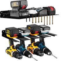 China Carbon Steel Power Tool Cordless Drill Holder with Storage Rack and Charging Station for sale