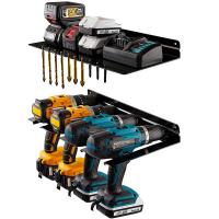 China Carbon Steel Power Tool Cordless Drill Holder with Storage Rack and Charging Station for sale
