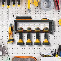 China Charging Station Heavy Duty Wall Mount Cordless Drill Storage Rack Drill Bit Holder for sale