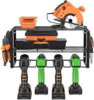 China Organize Your Garage with this Cordless Drill Wall Mount Holder and Utility Storage Rack for sale