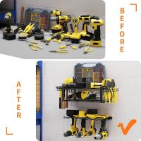 China Keep Your Handheld Power Tools in Place with this Wall Mounted Drill Storage Rack for sale