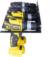 China Wall Mount Drill Holder Holds 4 Drills, Electric Drill Tool Rack, Heavy Duty Utility Racks for sale