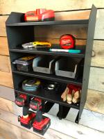 China Power Tool Storage Organizer Drill Driver Shelf Manager Workshop Rack for sale