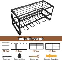 China Hook Type Installation Heavy Duty Tool Shelf Tool Storage Organizer Holder for Power Tool Drill for sale