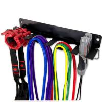 China Bag Wall Mount Gym Organizer for Fitness Bands Storage Tray Foam Rollers and Jump Rope for sale