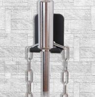 China Carbon Steel Single Barbell Storage Holder Wall Mount Hanging Rack for Drill Tools for sale