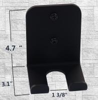 China Carbon Steel Single Barbell Storage Holder Wall Mount Hanging Rack for Drill Tools for sale