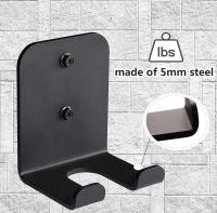 China Carbon Steel Single Barbell Storage Holder Wall Mount Hanging Rack for Drill Tools for sale