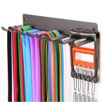 China Wall Mount Hanging Organizer Metal Exercise Gear Hooks Gym Equipment Storage Rack for sale